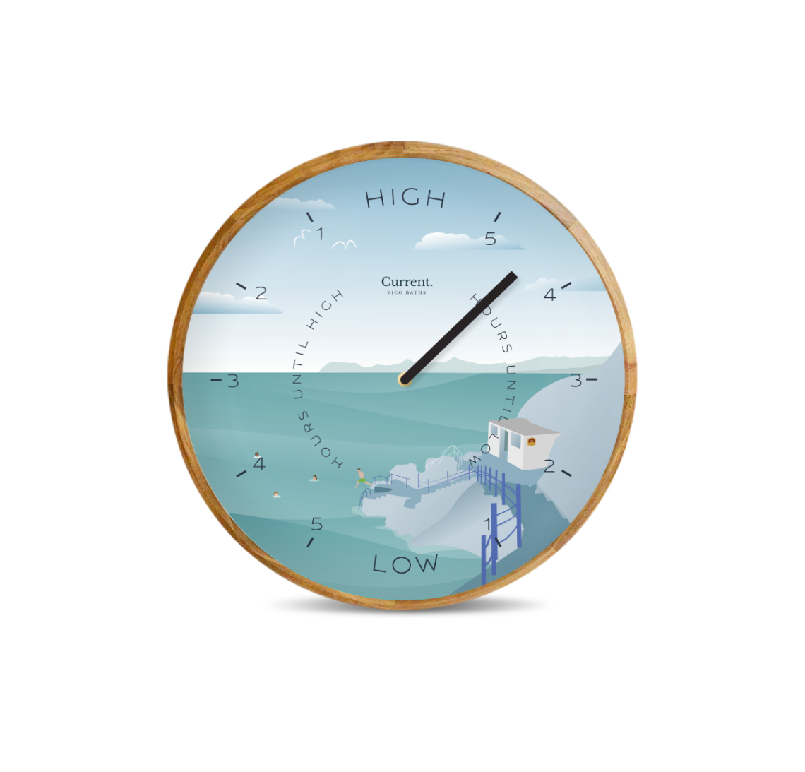 Keep Track Of The Tides With These Beautiful Current Clocks